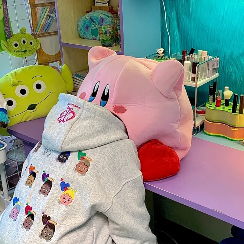 Almohada-suave-Kirby-Nap-de-50x45cm-mu-eco-de-peluche-Kawaii-oficina ...