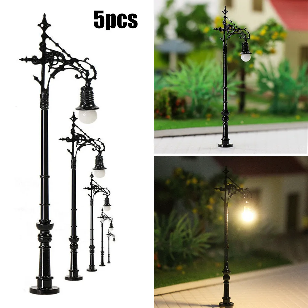 N Scale Lights DIY RAILROAD MODEL Street Lights/ Railway Layout Scale ...