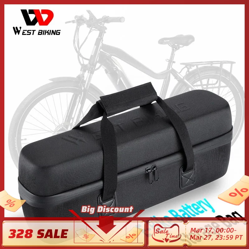 WEST-BIKING-E-Bike-Battery-Storage-Bag-Large-Capacity-Waterproof-Travel ...