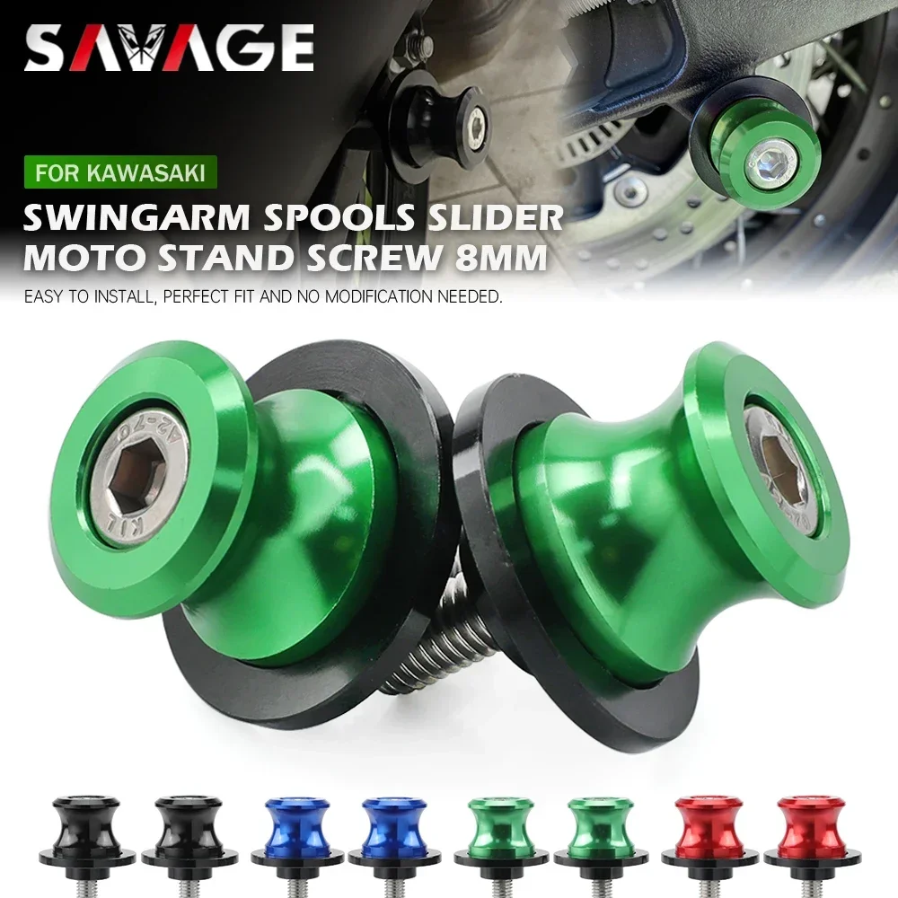 Swingarm-Spools-Slider-For-KAWASAKI-Z650-Z800-Z900-Z1000-Z1000SX-ZX6R ...