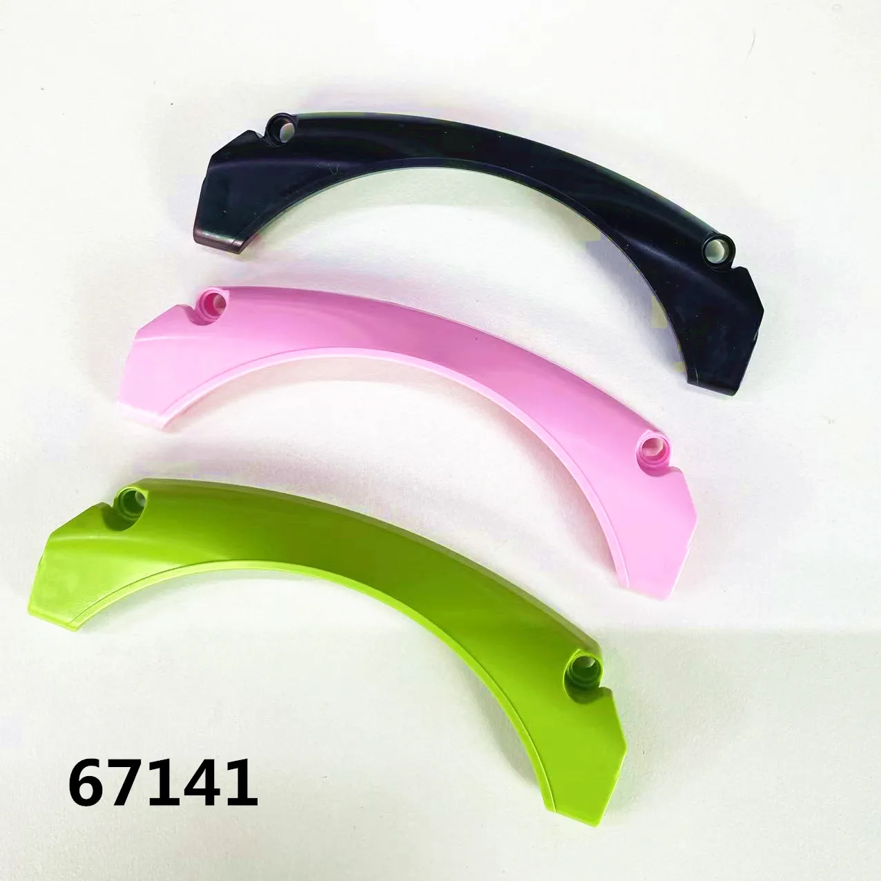 1 pcs edifícios blocos 67141 painel para lamas do carro arqueado 15x2x5 ...