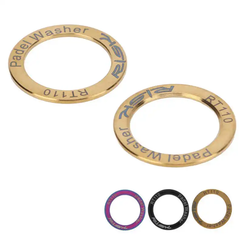 RISK-Extended-Bike-Pedal-Washers-Titanium-Alloy-Waterproof-Rustproof ...