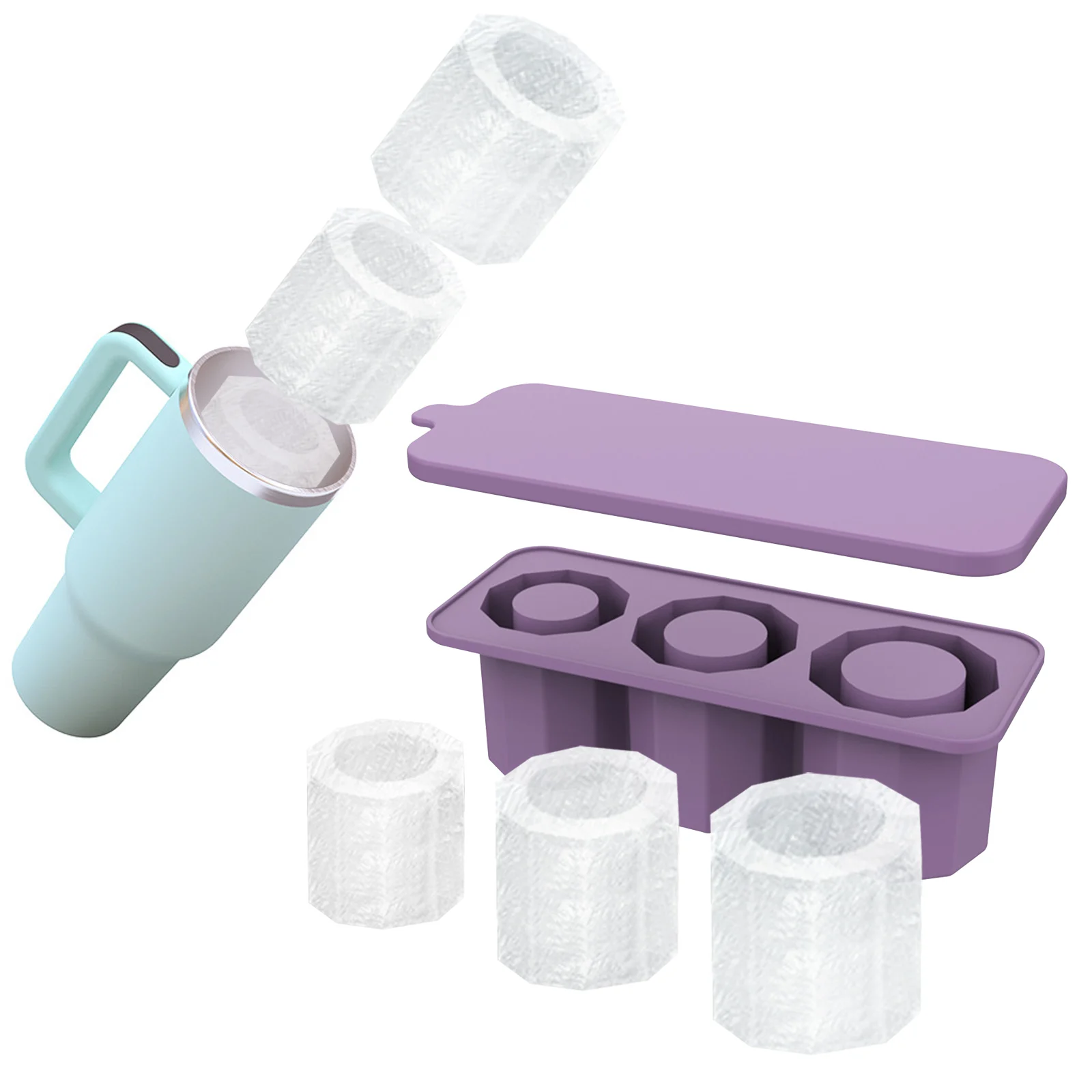 Ice-Cube-Tray-For-Stanley-Cup-Cooling-Tumbler-Cups-Cylinder-Shaped ...