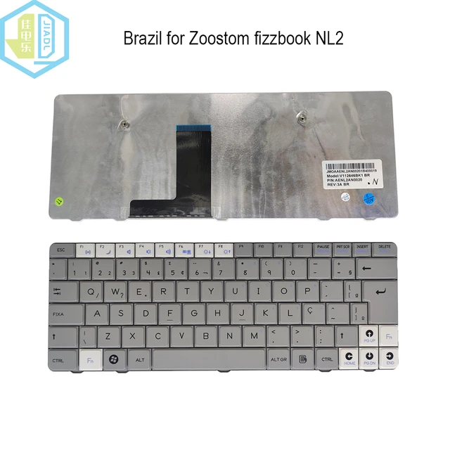 Laptop Brazilian Replacement keyboards for Zoostorm Fizzbook NL2 BR ...