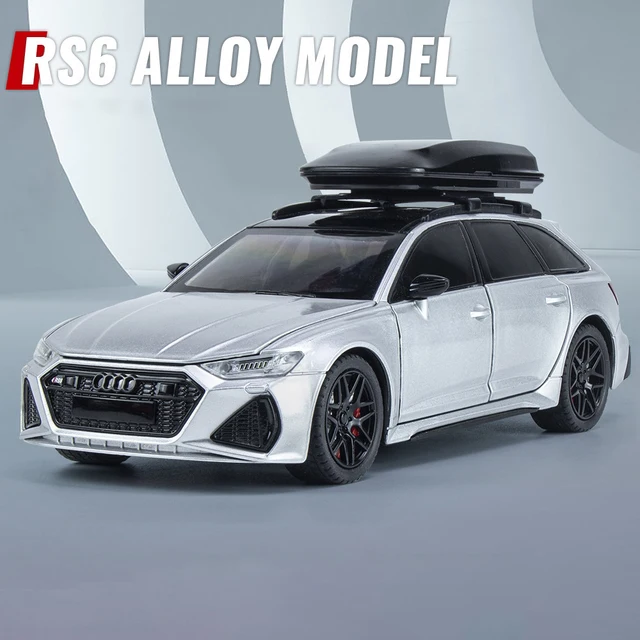 1:24 Audi RS6 DTM Modified Vehicle Alloy Toy Car Model Wheel Steering ...