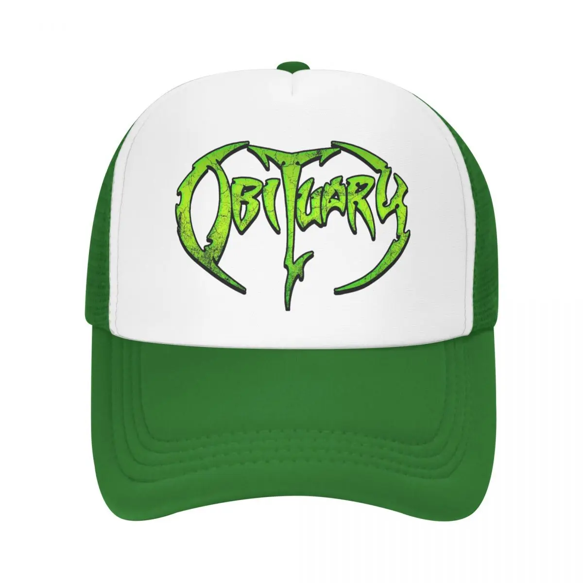 Adult Obituary Band Logo Death Metal Trucker Hats Sport Mesh Baseball ...