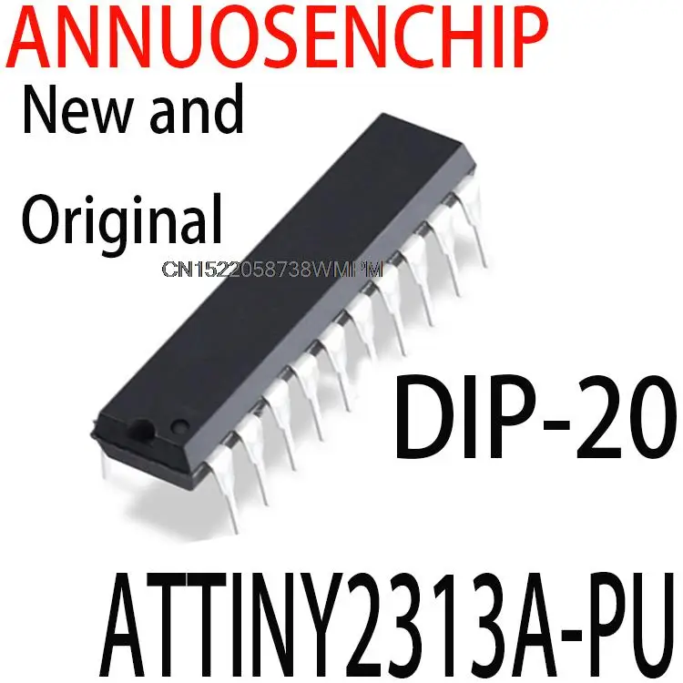 5PCS New and Original ATTINY2313 ATTINY 2313 DIP20 ATMEL 8-bit MCU ATTINY2313A-PU