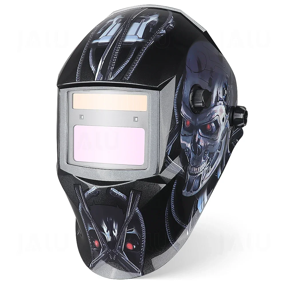 Auto Darkening Welding Helmet Mask Panoramic Large Viewing Solar ...