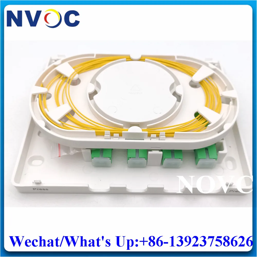 2Pcs-4Ports-FTTH-Customer-Fiber-Optic-Terminal-Box-with-SC-UPC-APC ...
