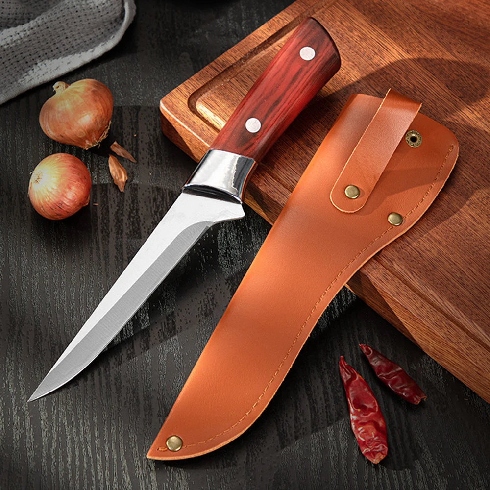 Stainless-Steel-Kitchen-Boning-Knife-Forged-Fillet-Knife-Meat-Fish ...