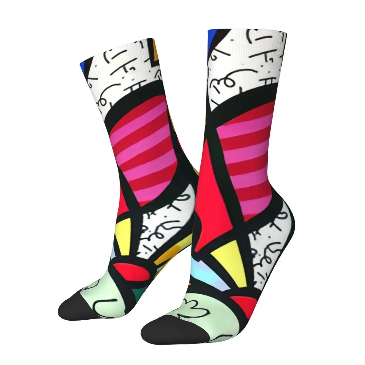 Calcetines-Crazy-para-hombre-calcet-n-de-compresi-n-con-estampado ...