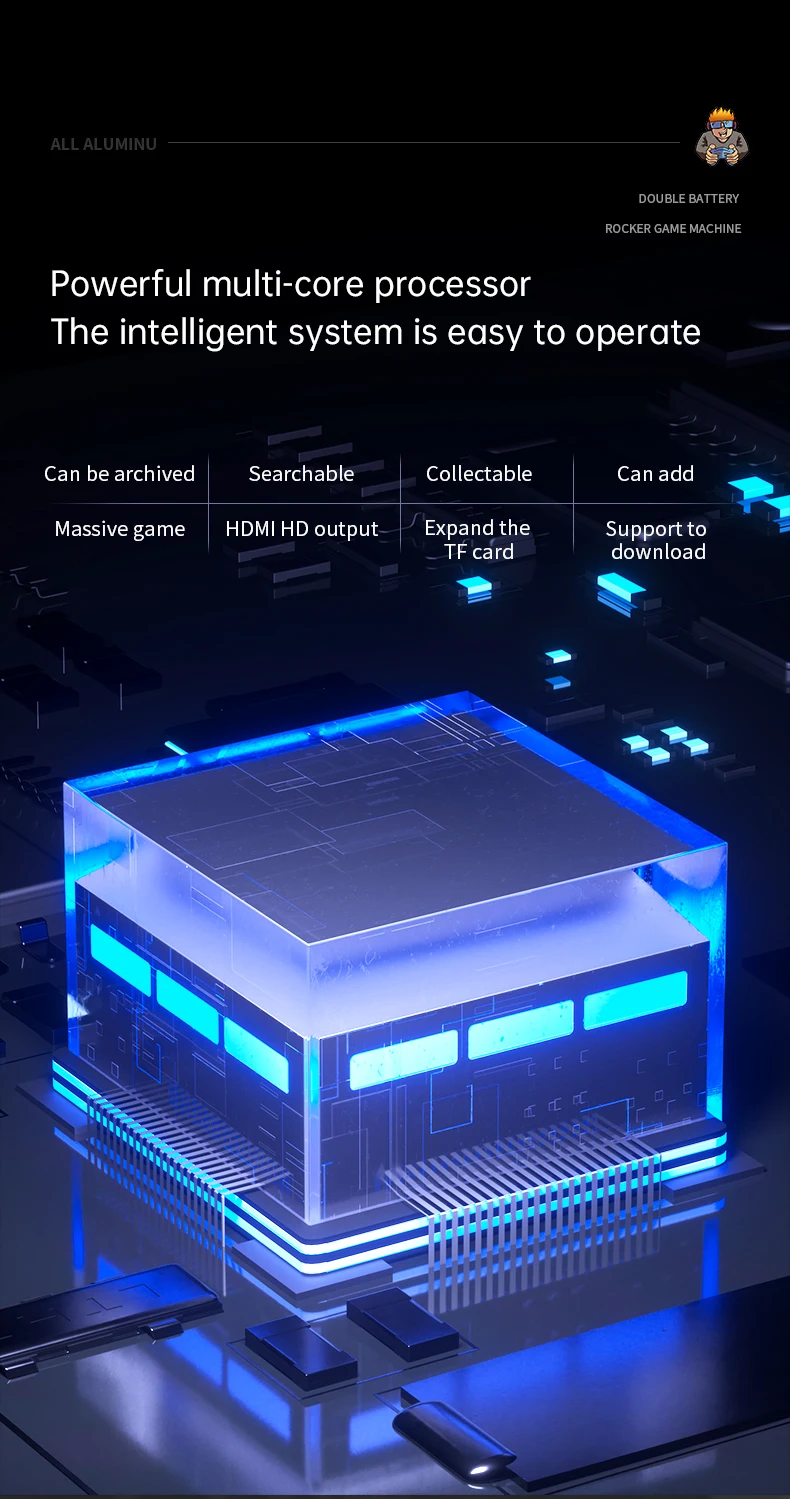 Shop M5-PS5 Video Game Console 4k Retro Gamebox 20000+ Clic Games 2.4G ...