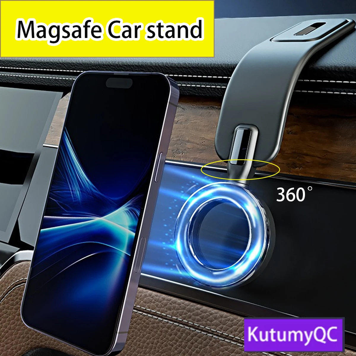 MagSafe-Car-Mount-Detachable-Bendable-Aluminum-Arm-Magnetic-Phone ...