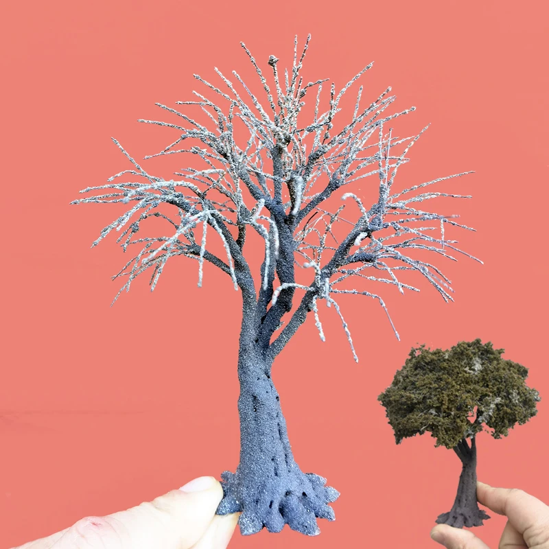 1/87 Ho Scale Thick base trunk century-old tree model simulation wire ...