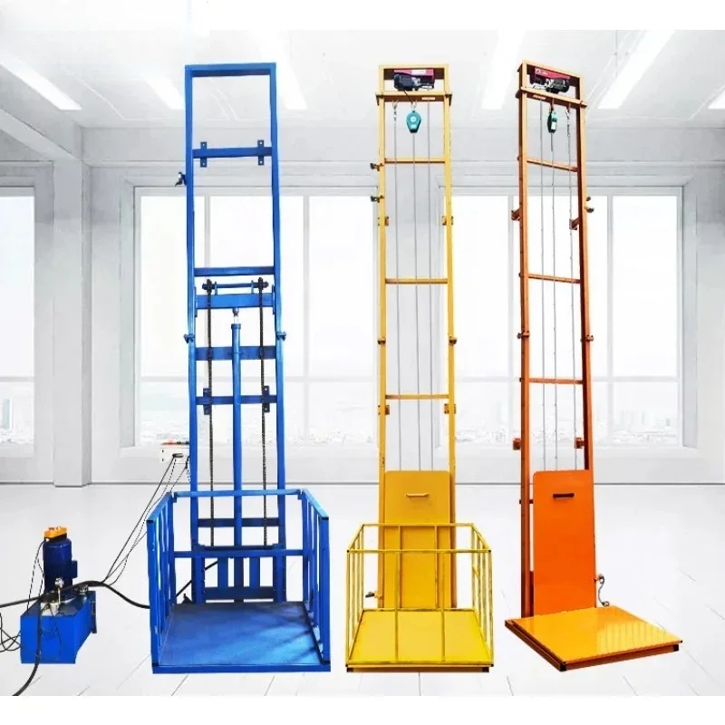 Factory Price Electric Hydraulic Elevator Lift 500 1000kg 2-12m Height ...