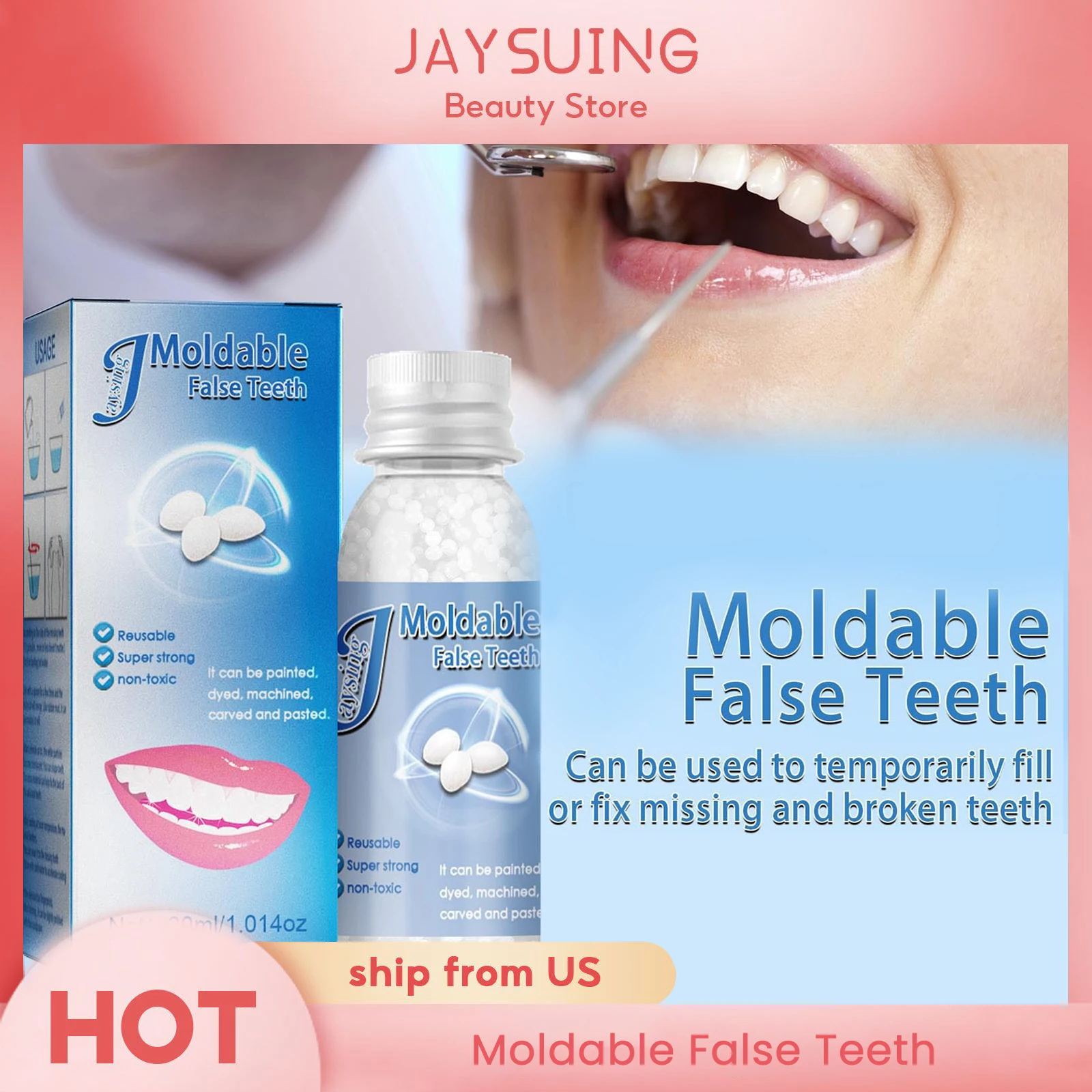 Jaysuing-High-Quality-False-Teeth-Gel-Can-be-Used-To-Temporarily-Fill ...