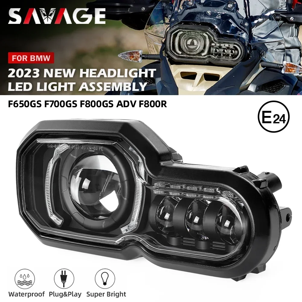 NEW Upgrade Motorcycle Headlight For BMW F650GS F750GS F800R F800GS ...