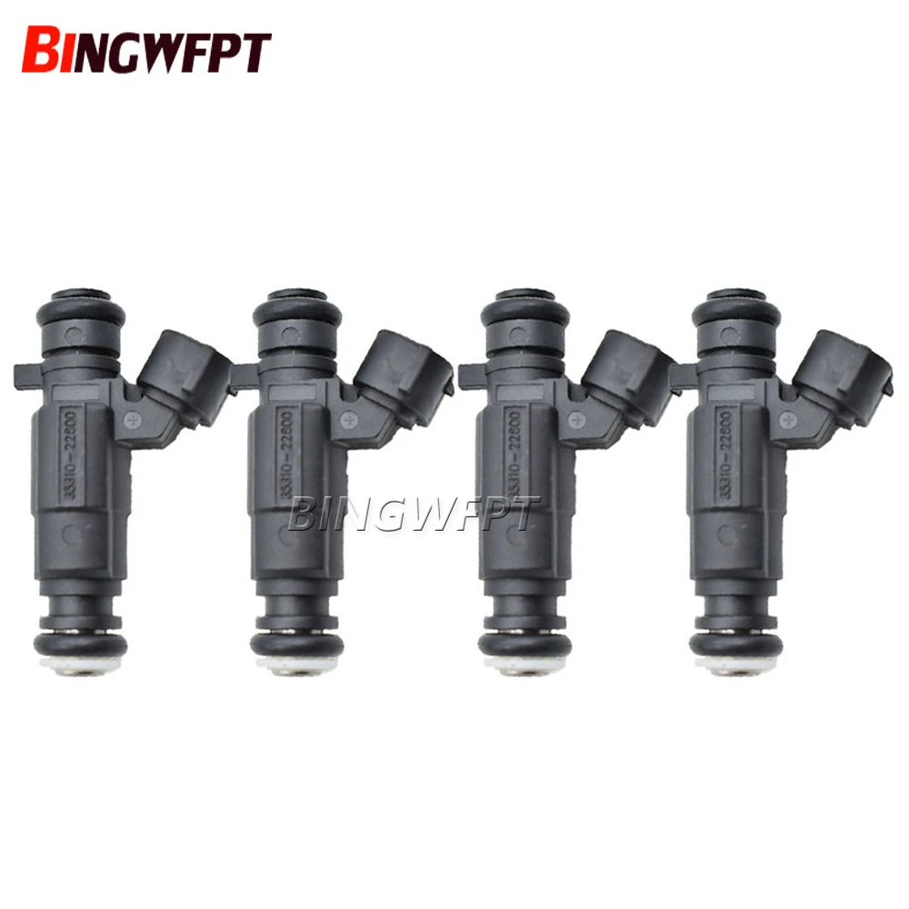 4pcs/lot Fuel Injector Nozzle 35310-22600 Fit For Hyundai Accent 1.5L 1.6L I4 2000 2001 2002 ...