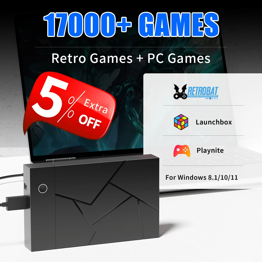 Retro-Gaming-Hard-Drive-With-launchbox-Retrobat-Playnite-3TB-Gaming-HDD ...