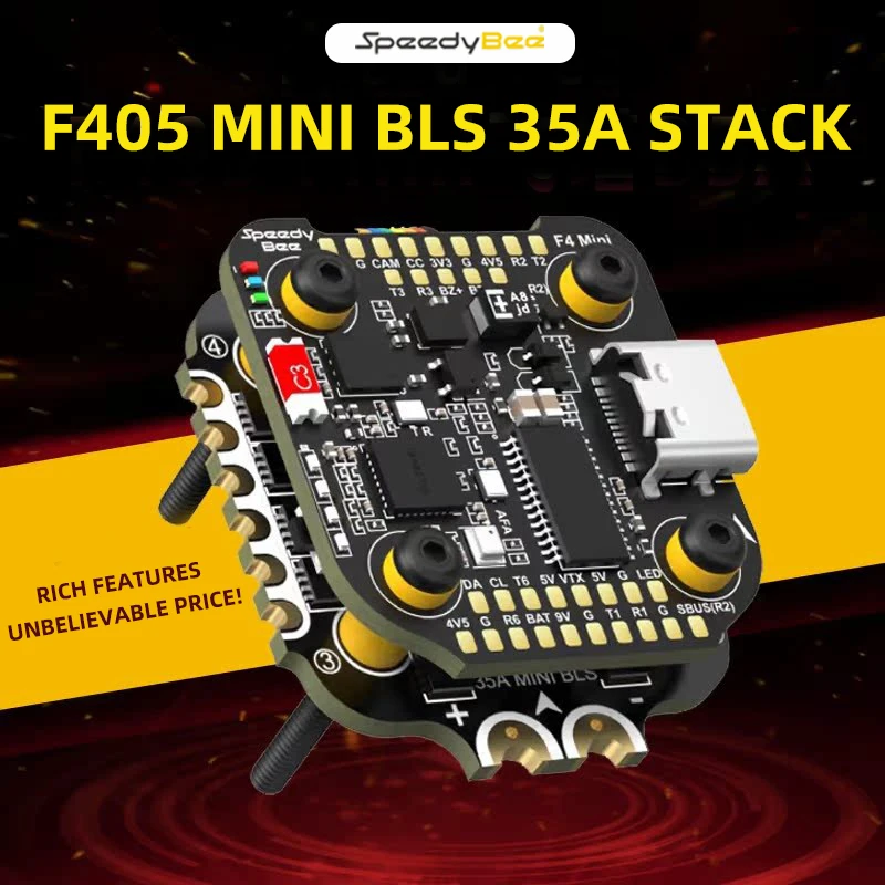 Newest-SpeedyBee-F405-Mini-BLS-35A-Stack-Flight-Controller-FC-35A-V2 ...
