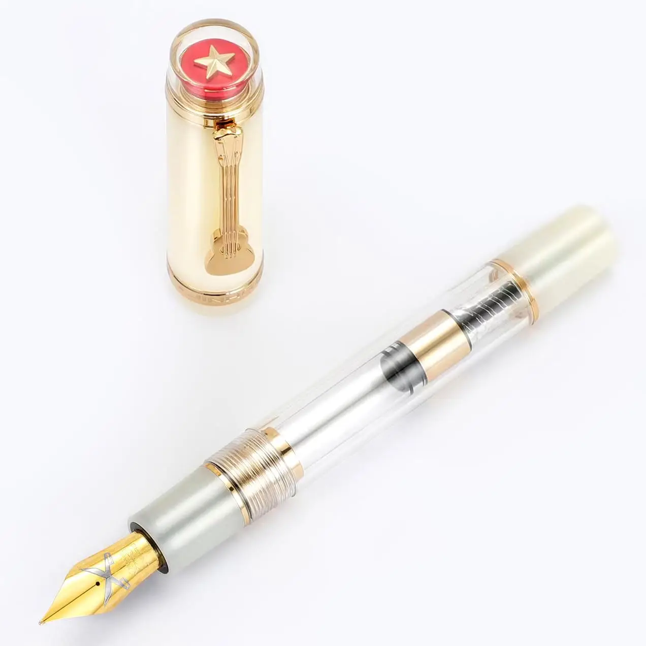 Jinhao-1935-Tiandao-Series-Fountain-Pen-8-F-M-Nib-with-Guitar-Clip ...