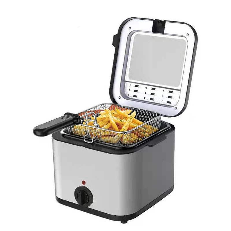 110V/220V Electric Deep Fryer 2.5L Deep Frying Pan Heating Oil Pot ...