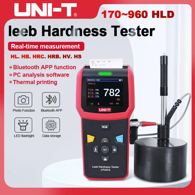 UNI-T-Digital-Leeb-Hardness-Tester-Rockwell-Vickers-Steel-Metal ...
