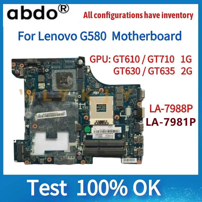 LA-7988P-LA-7981P-Motherboard-For-Lenovo-G580-Laptop-Motherboard-GT610M ...