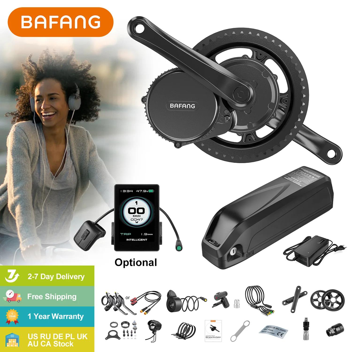 Bafang-750W-Motor-BBS02B-BBS02-Ebike-Conversion-Kit-Electric-Bicycle ...