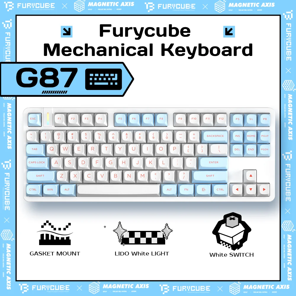 Furycube-87-wired-teclado-mec-nico-g87-luz-branca-retroiluminado-quente ...
