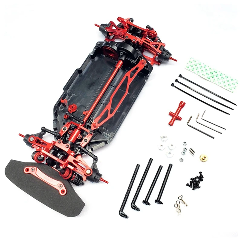 Metal TT02 4WD 1/10 Touring Car On Road Drift RC Car Frame Kit Chassis ...