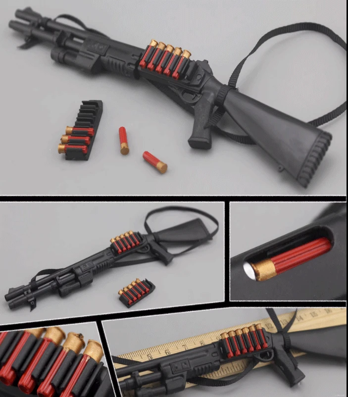 1-6-Male-Soldier-WWII-Shotgun-Sniper-Rifle-Gun-Model-for-12-Action ...