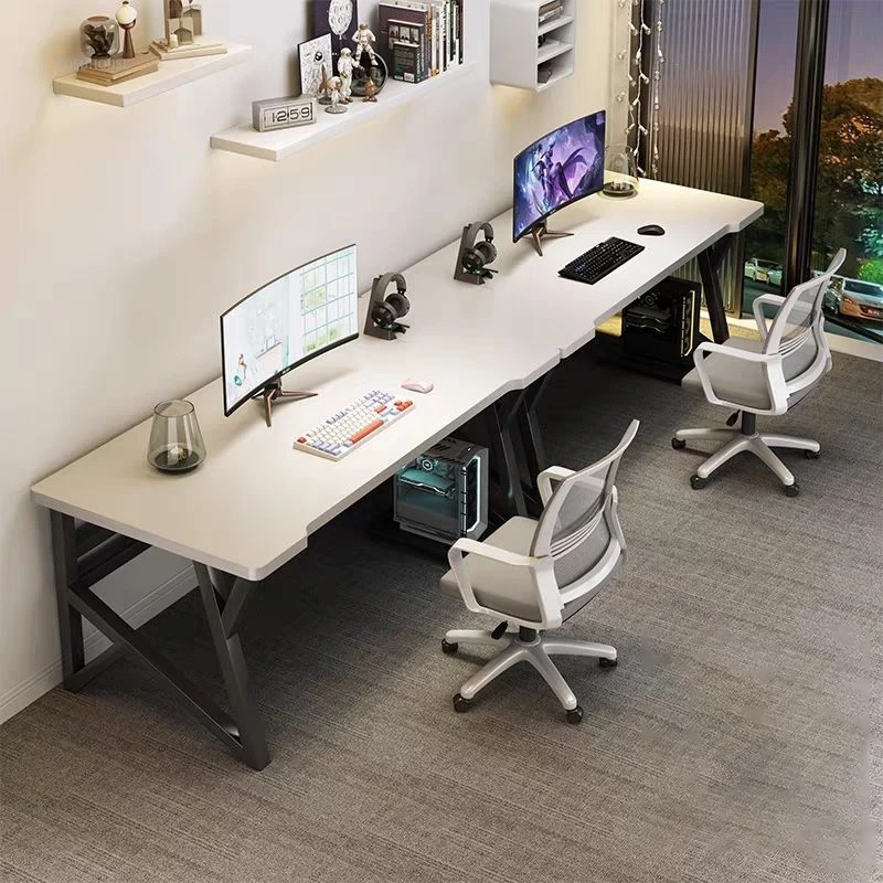 Nordic-Desktop-Computer-Desks-Double-Gaming-Table-Home-Bedroom-Office ...