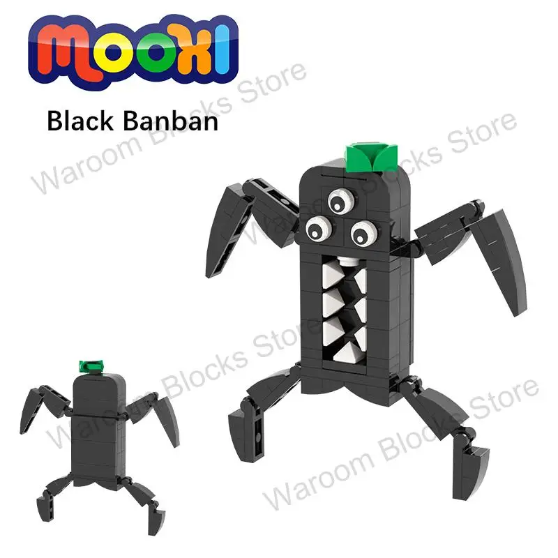 MOC1270 Banban Monster Brick Horror Game Character Action Figure ...
