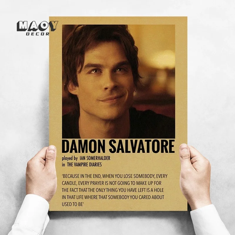 Vampire Diaries Damon Poster