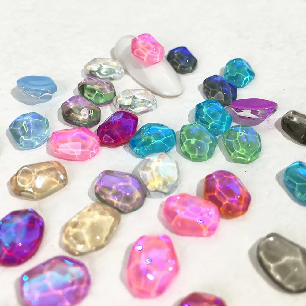 20pcs-Ice-Nail-Gem-Flat-Abnormity-Pixie-Crystal-Stone-Nail-Ice-Cube ...