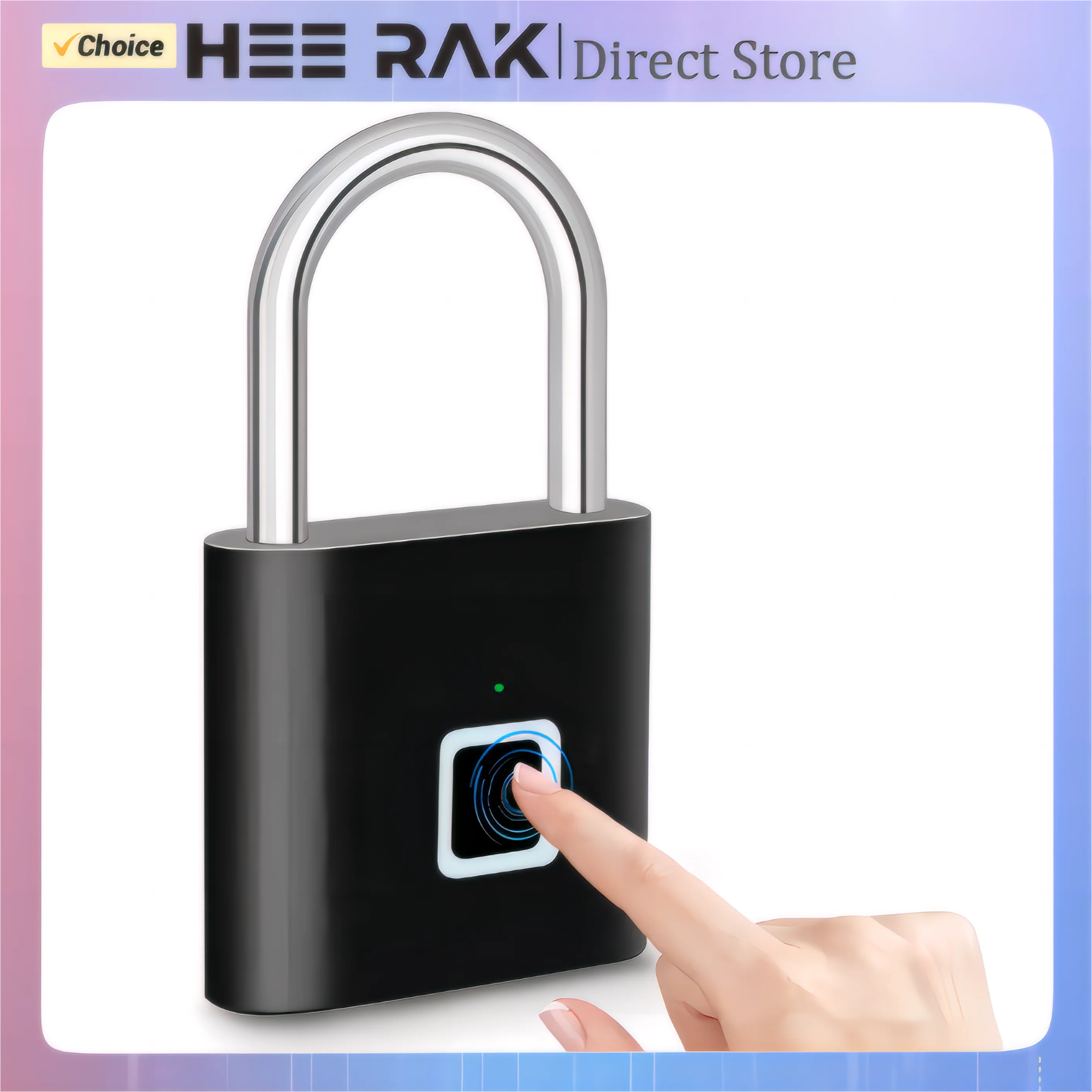 Keyless-USB-Charging-Fingerprint-Lock-Smart-Padlock-Waterproof-Door ...