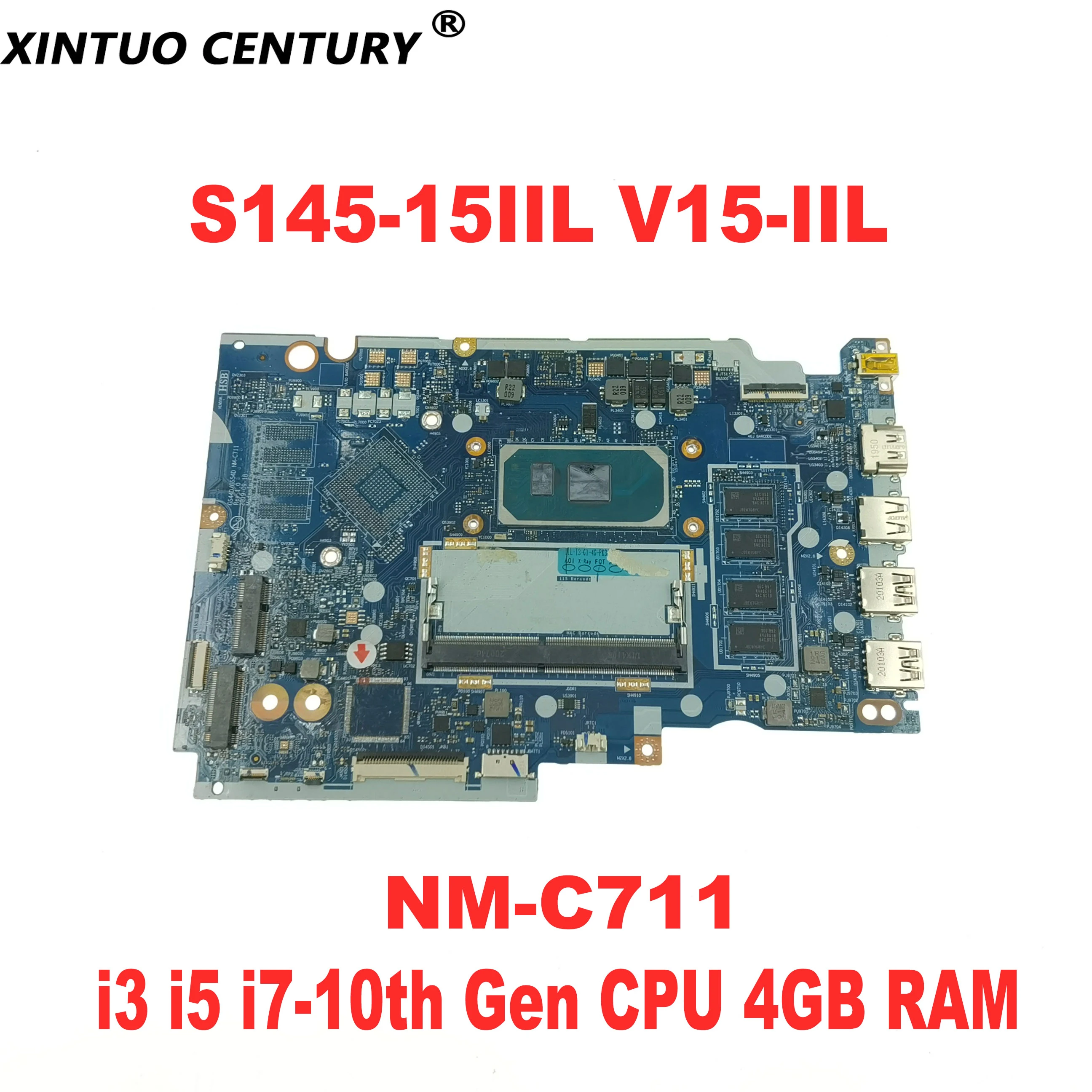 GS44D/GS54D NM C711 Motherboard for Lenovo Ideapad S145 15IIL V15 IIL Laptop Motherboard with i3 ...