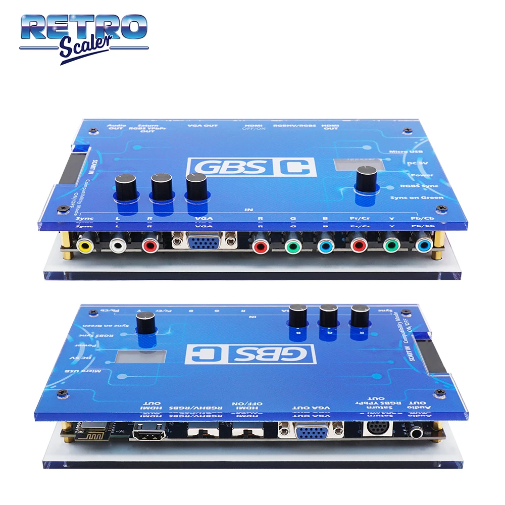 RetroScaler GBS Control GBSC RGBS VGA Scart Ypbpr segnale a VGA HDMI ...