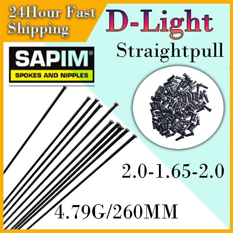 Sapim-d-light-luz-recta-para-bicicleta-de-monta-a-y-carretera-radios ...