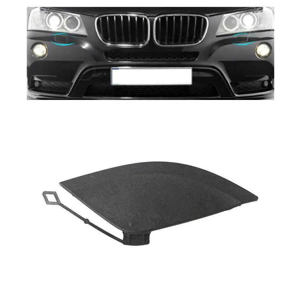 Front-Lower-Side-Bumper-Tow-Hook-Cover-Cap-Primed-For-BMW-F25-X3-2015 ...