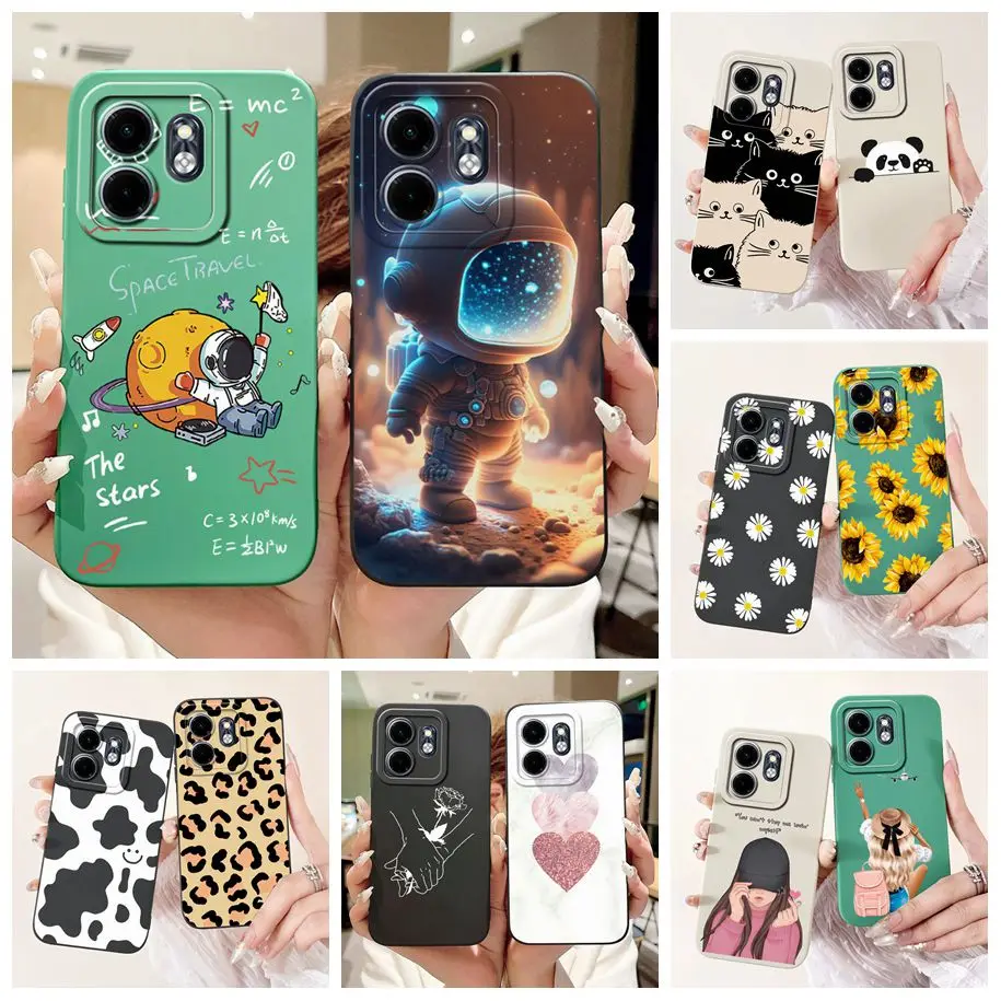 For-Infinix-Smart-9-2024-Case-X6532-Cover-Lovely-Astronaut-Leopard-Soft ...
