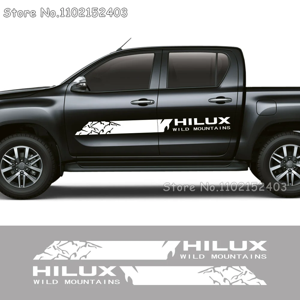 Door-Side-Stripes-Sticker-For-Toyota-Hilux-Vigo-Revo-Truck-Wild ...
