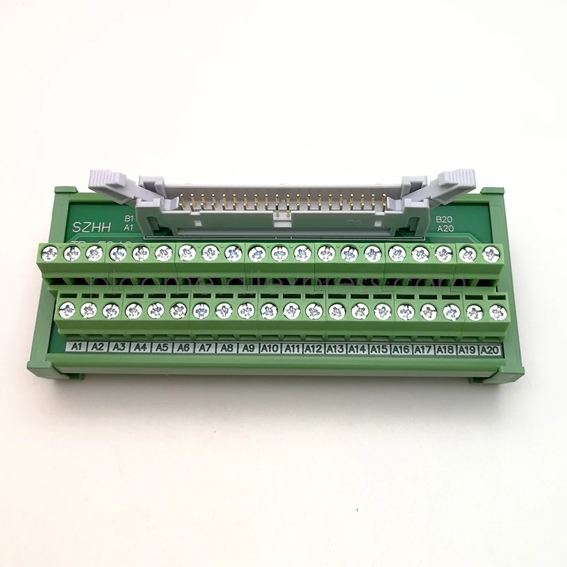 IDC40 Terminal Module 40-Pins 40P Breakout Conversion Board PLC ...