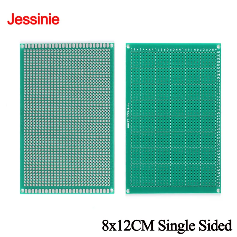 2Pcs/1pc 8*12CM Single Sided Copper Prototype PCB DIY Universal Printed ...