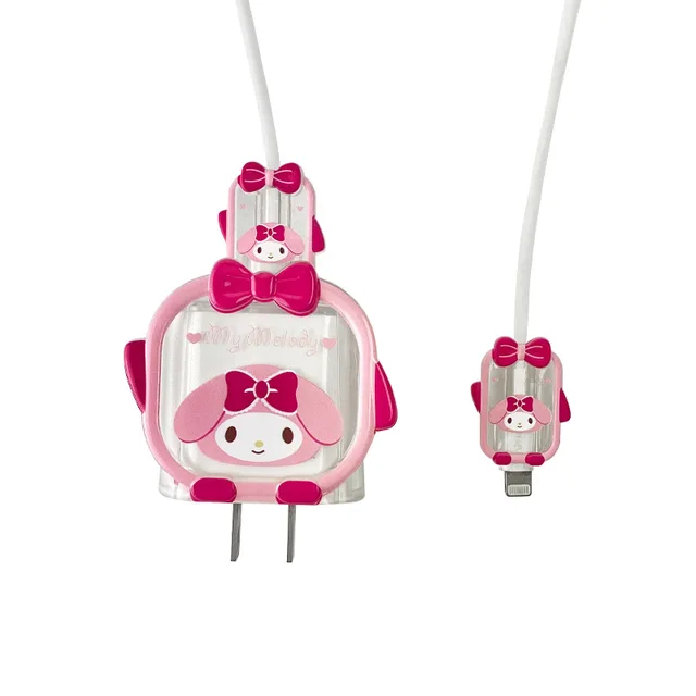 Kawaii Sanrio Bite Cable Protector My Melody Cinnamoroll Hello Kitty ...