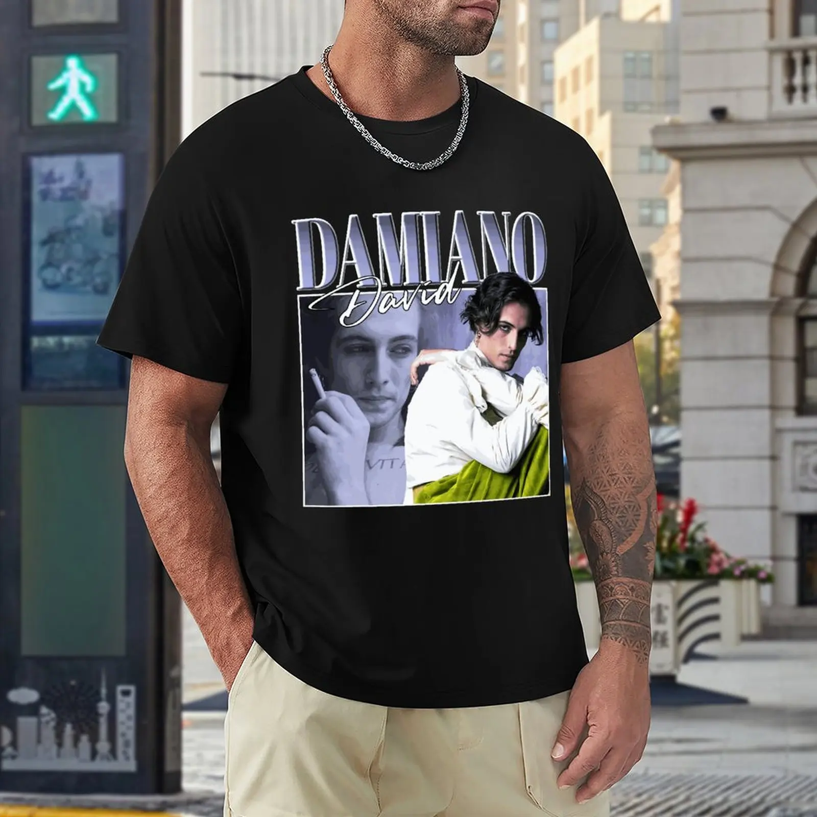 Damiano-David-Shirt-Vintage-90er-Jahre-T-Shirt-Maneskin-Zitti-E-Buoni ...