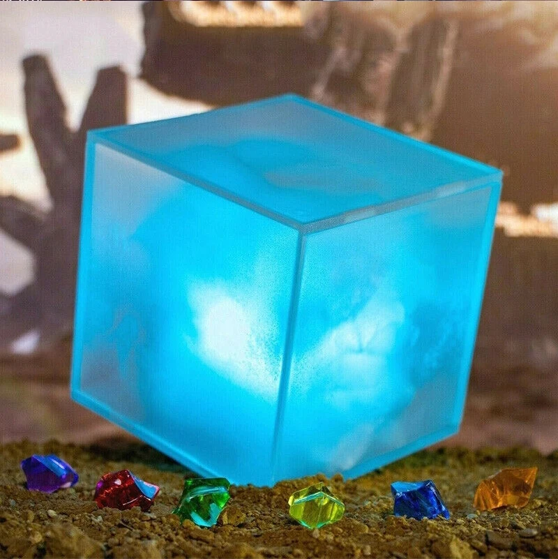 TESSERACT-Cube-With-LED-Light-Lamp-INFINITY-STONES-Bundle-Cosplay-Props ...