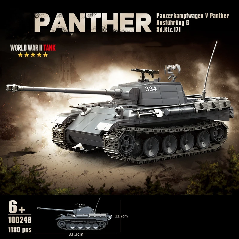 World-War-Panzerkampfwagen-V-Panther-Ausfuehrung-G-Tank-Vehicle ...