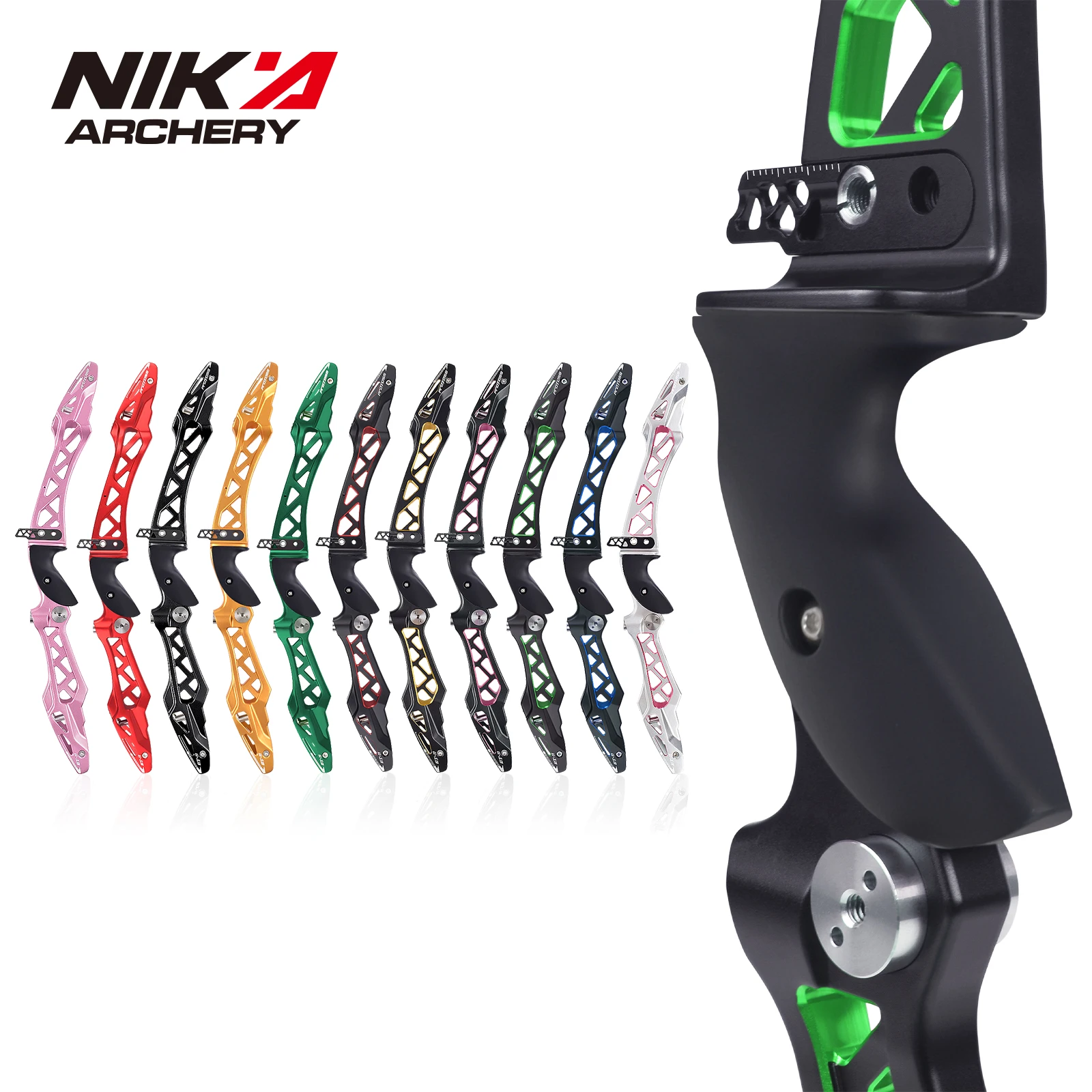 Archery-Recurve-Bow-Riser-25in-ILF-Aluminum-Alloy-Handle-Right-and-Left ...